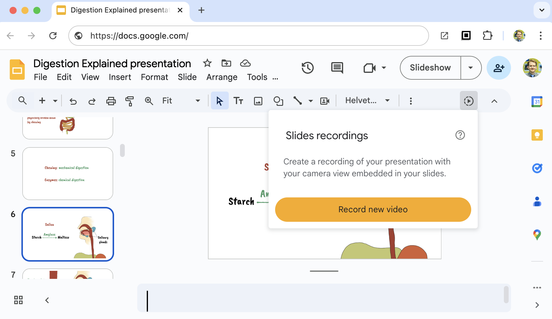 Recording videos with google slides - Science Sauce